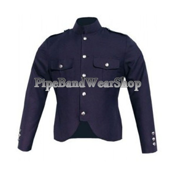 Canadian Police Style Blue Cutaway Tunic