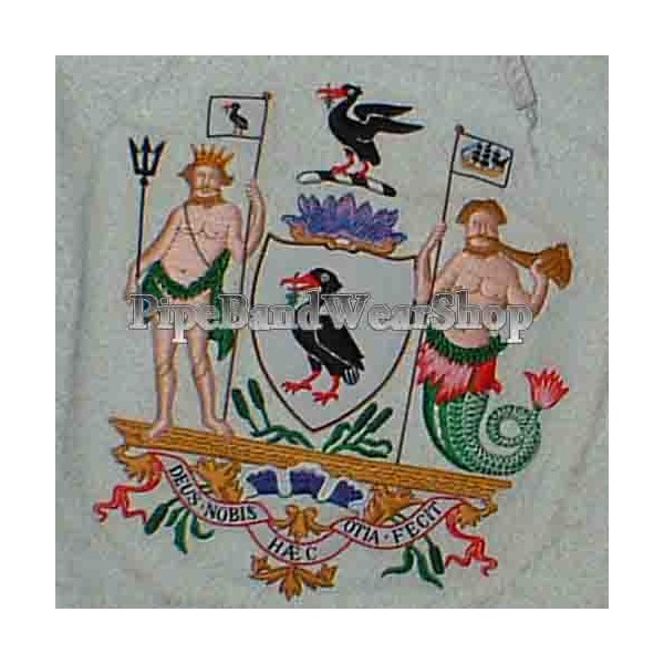 Scottish Regiment Bagpipe Pipe Banner